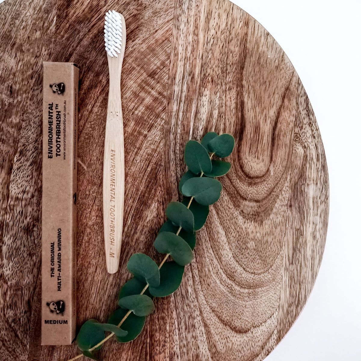 Environmental Toothbrush - Bamboo Toothbrush Medium – All Pure Cleaning